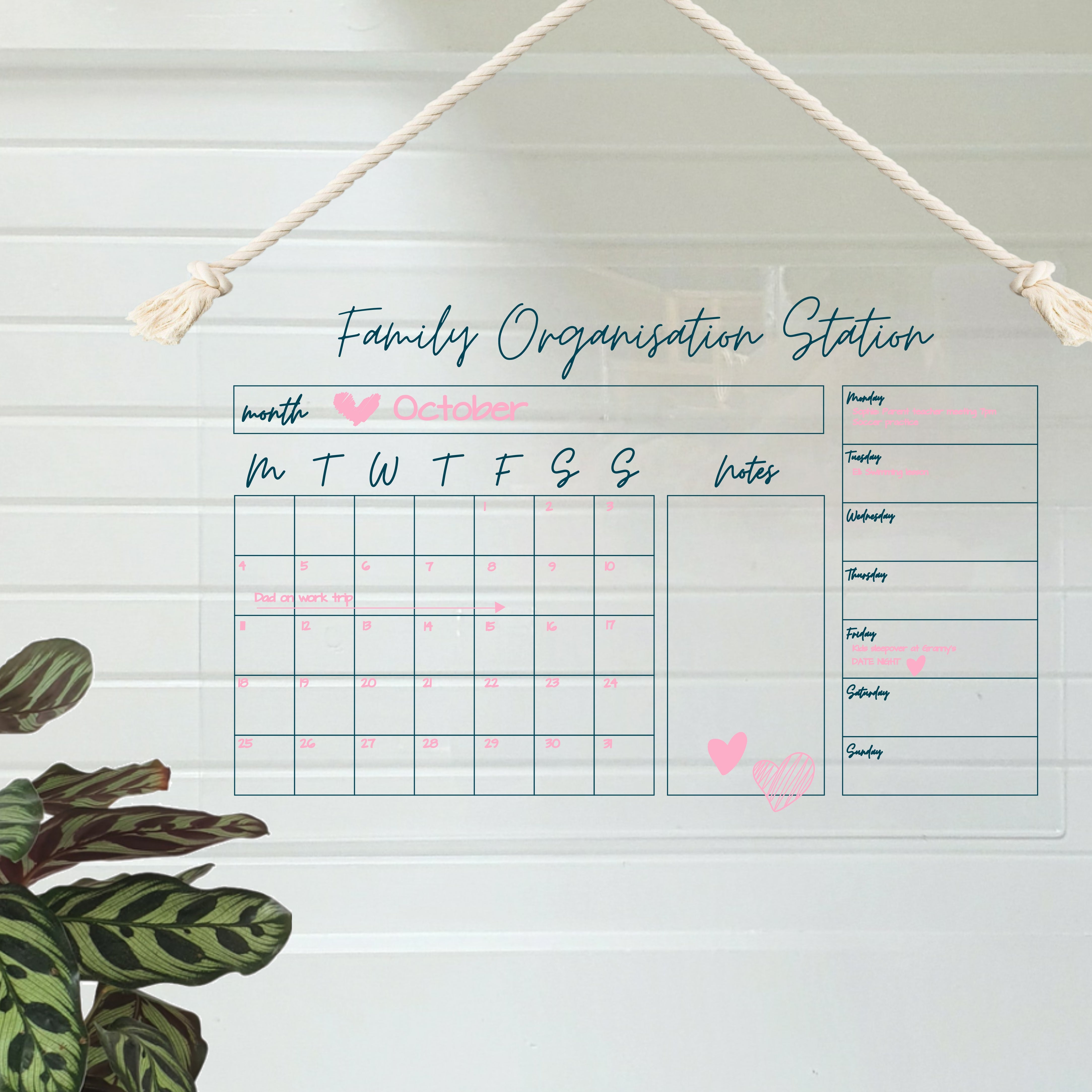 Wall Planner Layout 4 - Change your colour – jellybeannz
